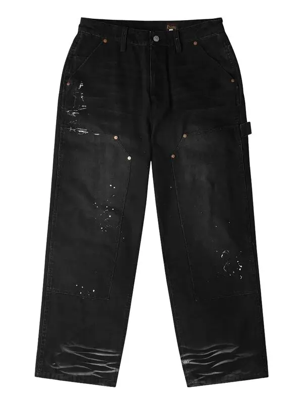 EVISU Seagull-print Jeans - Black