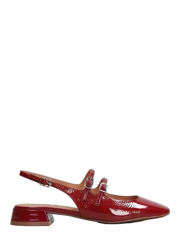 BIBI LOU Patent-finish Slingback Pumps - Red