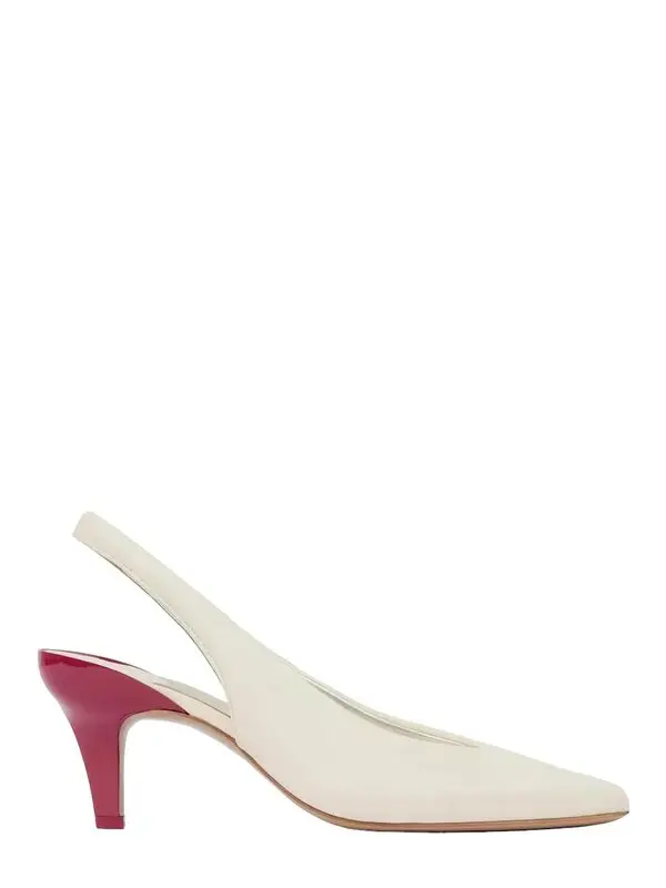 Chloé Pointed-toe Slingback Pumps - Neutrals