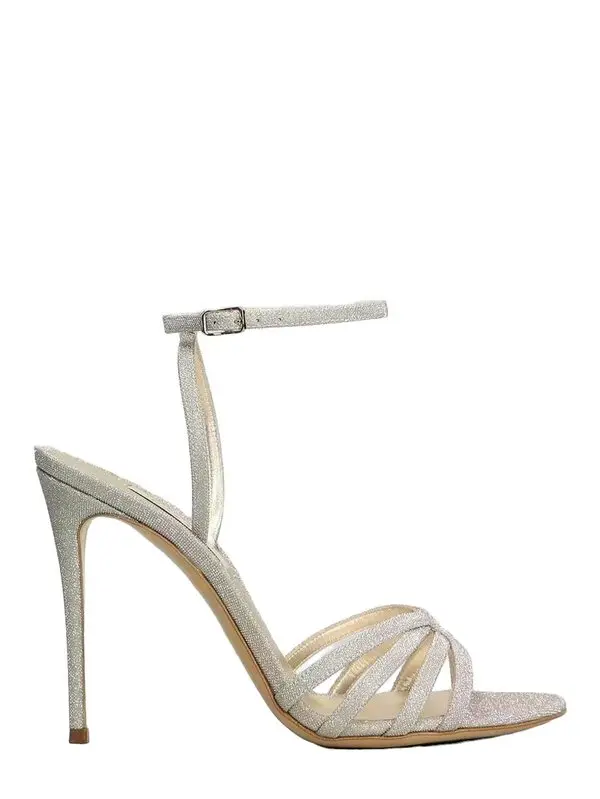Casadei Julia Solar Eclipse Sandals - Silver