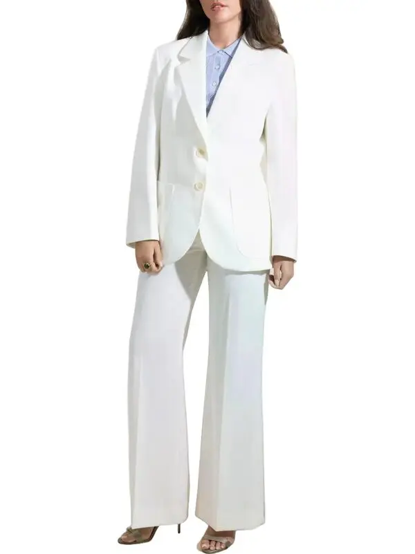 Victoria Beckham Alina Wide-leg Trousers - Neutrals