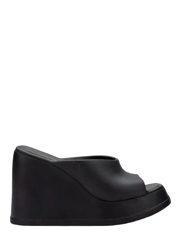 Melissa Free Slip Wedge Sandals - Black