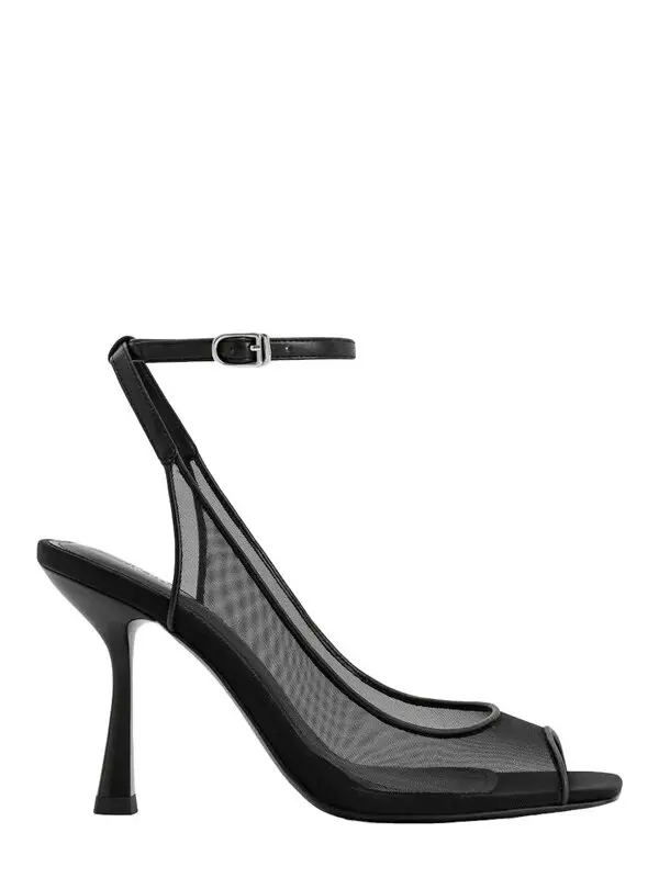 Jw Pei 90mm Serenity Heeled Sandals - Black