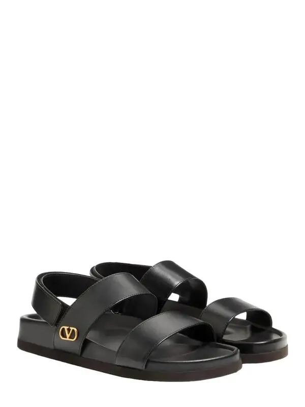 Valentino Garavani Studshield Sandals - Black