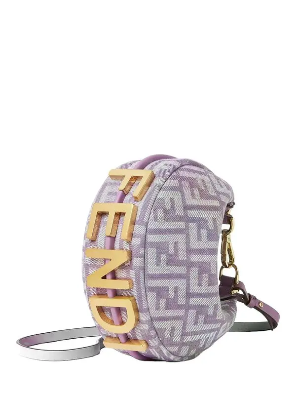 Fendi Mini Graphy Shoulder Bag - Purple