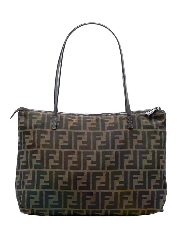 Fendi Small Zucca Canvas Tote Bag - Brown