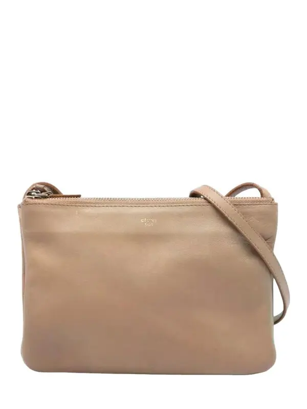Celine 2011 Small Lambskin Trio Crossbody Bag - Neutrals