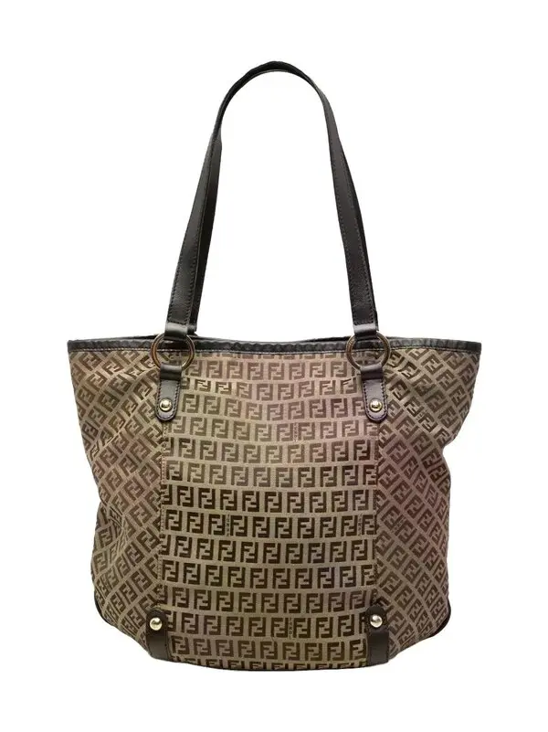 Fendi 2000-2010 Zucchino Canvas Tote Bag - Neutrals