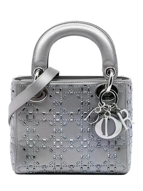 Dior 2019 Mini Lady Satchel - Grey
