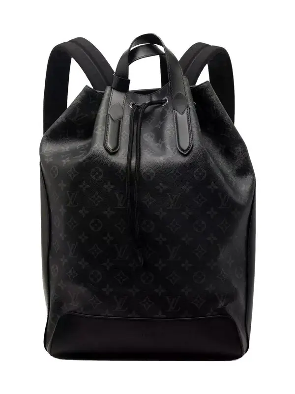LOUIS VUITTON 2017 Fragment Monogram Eclipse Explorer Backpack - Black