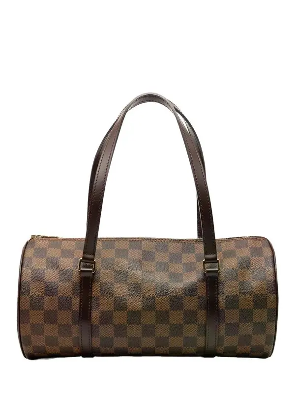 LOUIS VUITTON 2006 Damier Ebene Papillon 30 Handbag - Brown