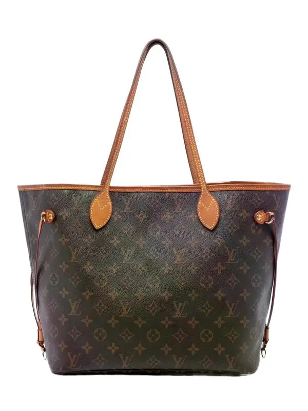 LOUIS VUITTON 2019 Monogram Neverfull Mm Tote Bag - Brown