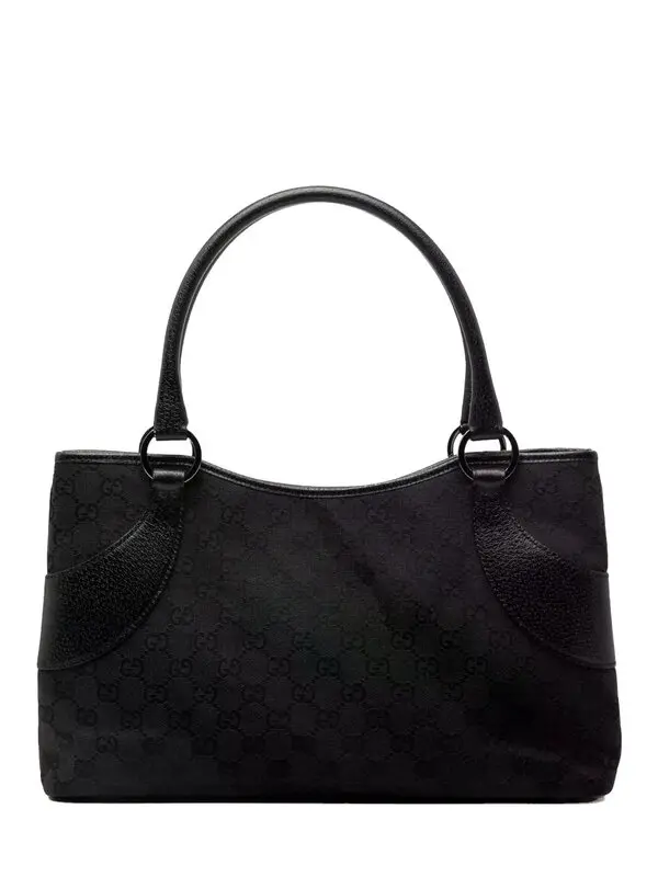 Gucci Gg Canvas Tote Bag - Black