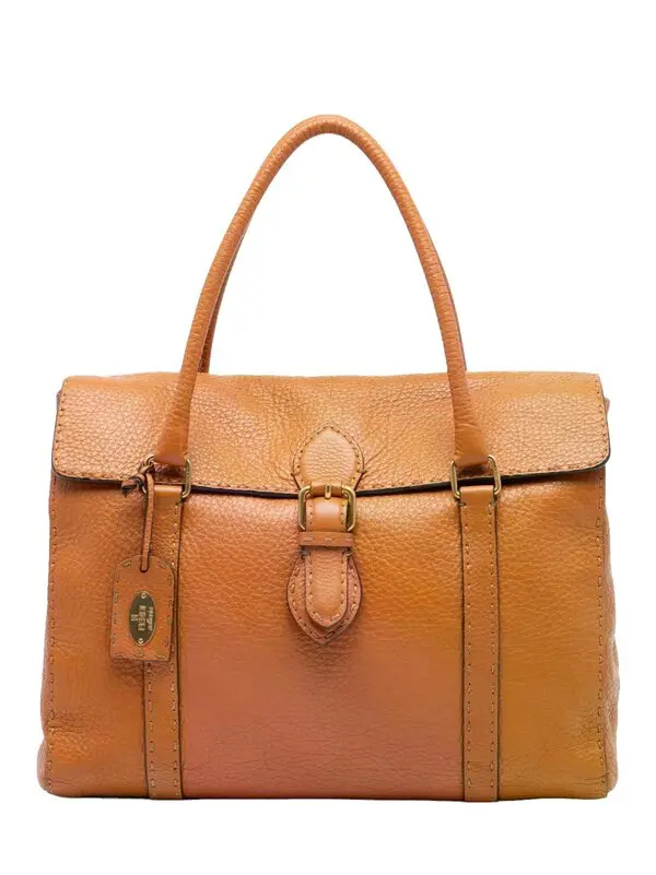 Fendi Selleria Linda Handbag - Brown