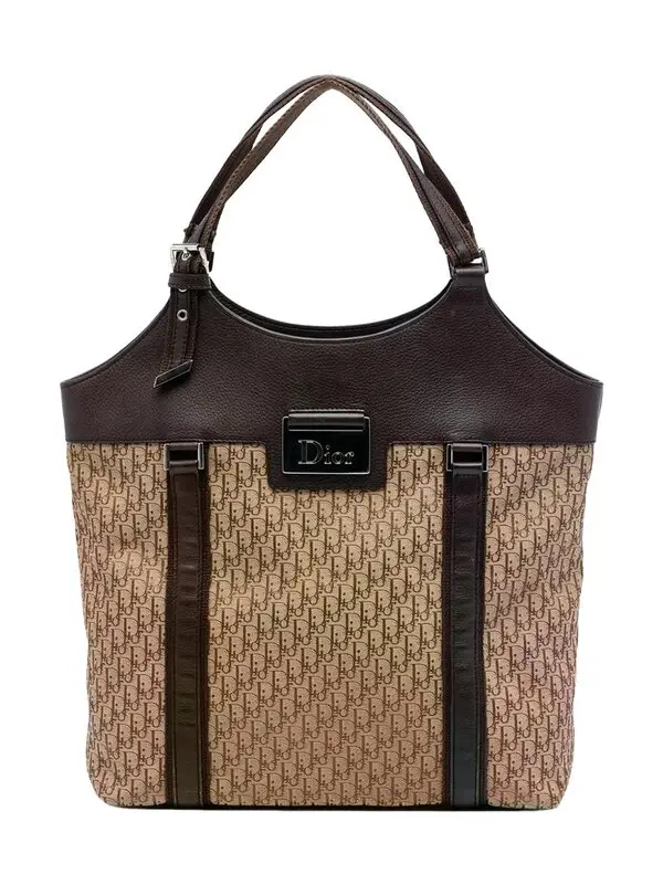 Dior 2005 Diorissimo Trotter Canvas Tote Bag - Brown