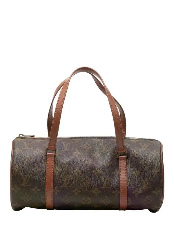 LOUIS VUITTON 1992 Monogram Papillon 30 Handbag - Brown