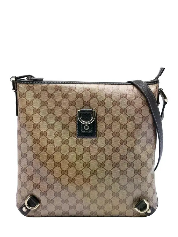 Gucci Gg Crystal Abbey D-ring Crossbody Bag - Neutrals