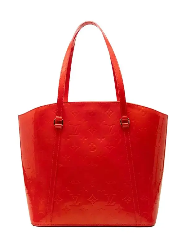 LOUIS VUITTON 2012 Monogram Vernis Avalon Gm Shoulder Bag - Red