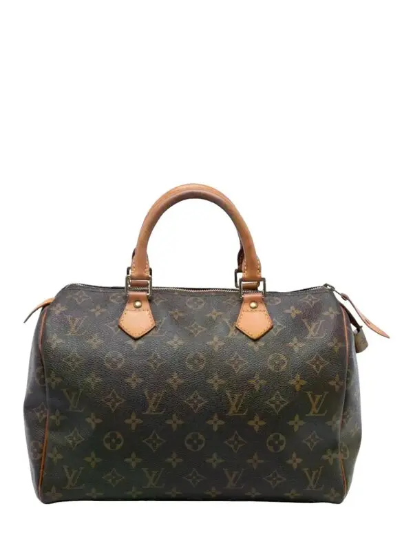 LOUIS VUITTON 2012 Monogram Speedy 30 Boston Bag - Brown
