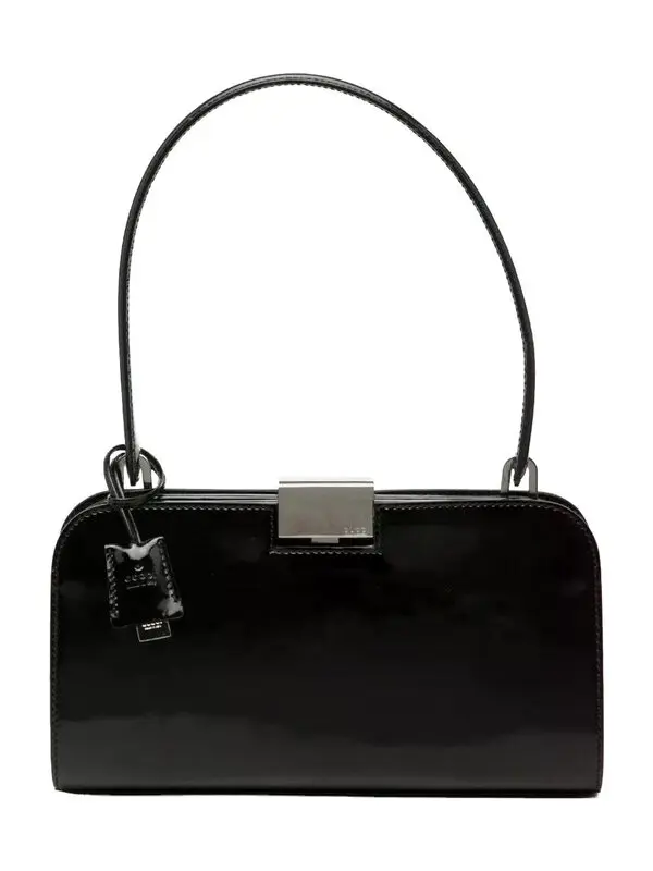 Gucci Patent Clasp Handbag - Black