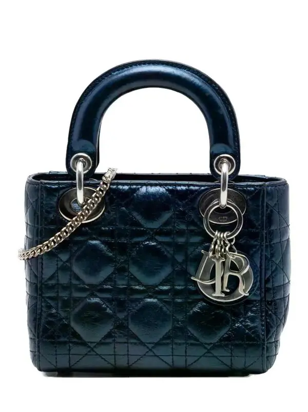Dior 2014 Mini Lady Satchel - Blue
