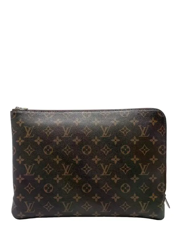 LOUIS VUITTON 2018 Monogram Etui Voyage Mm Clutch - Brown