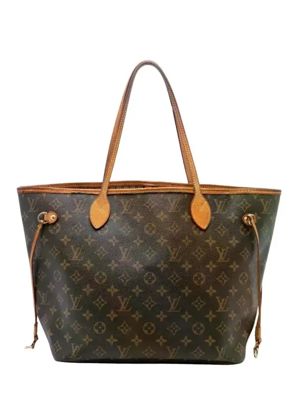 LOUIS VUITTON 2014 Monogram Neverfull Mm Tote Bag - Brown