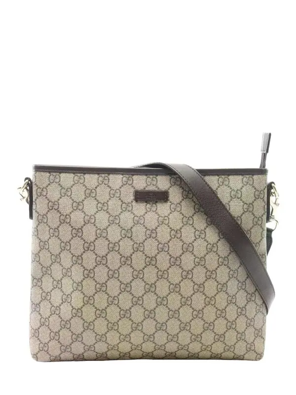 Gucci 2000-2015 Gg Supreme Crossbody Bag - Neutrals