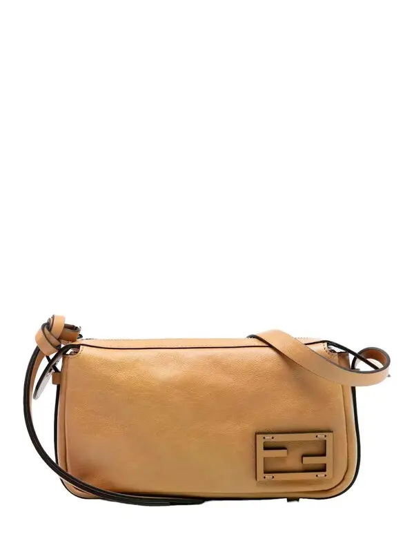 Fendi 2010-2026 Mini Calfskin Simply Shoulder Bag - Brown