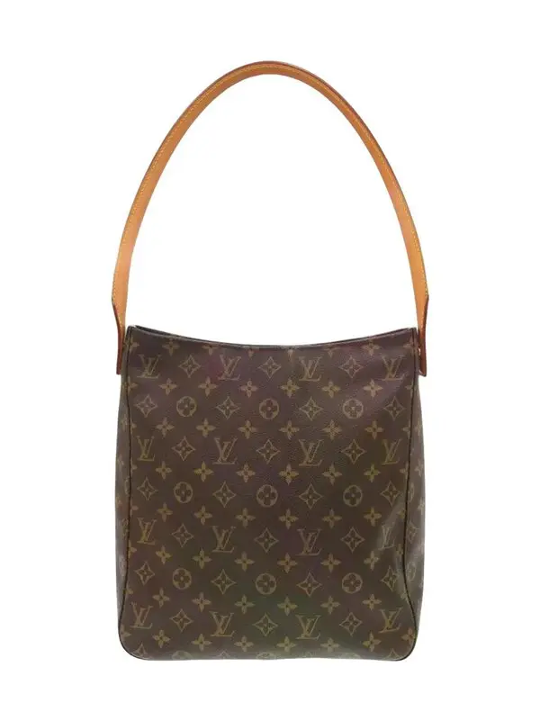 LOUIS VUITTON 2000 Monogram Looping Gm Shoulder Bag - Brown