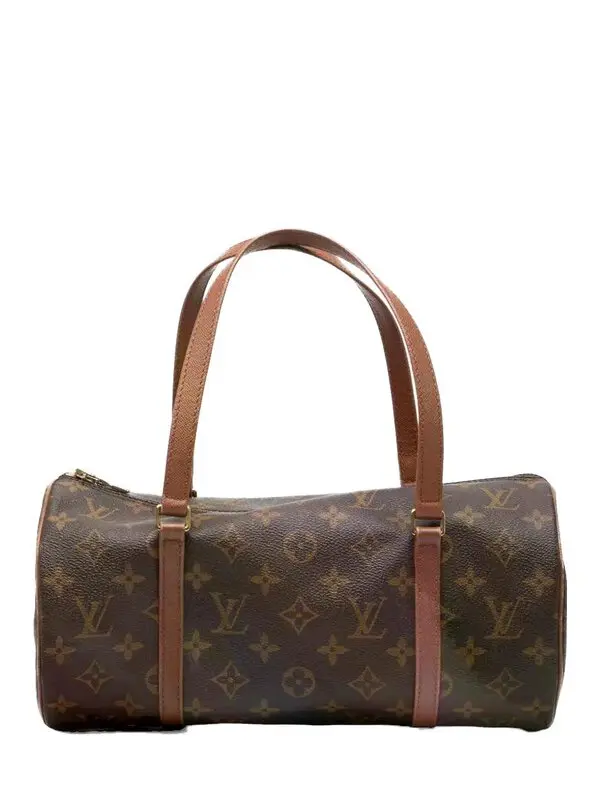 LOUIS VUITTON 1996 Monogram Papillon 30 Handbag - Brown