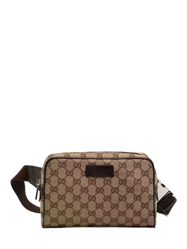 Gucci Gg Canvas Belt Bag - Neutrals