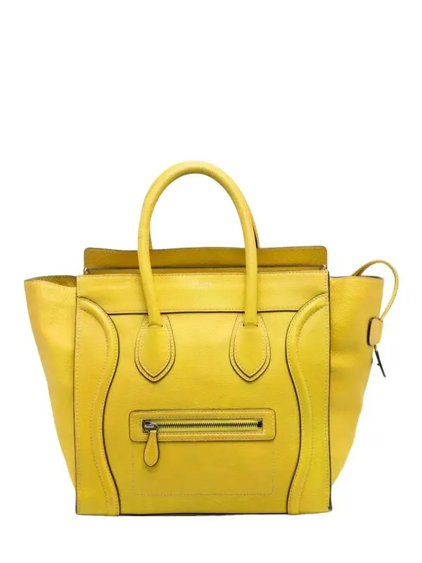Celine 2011 Mini Luggage Tote - Yellow
