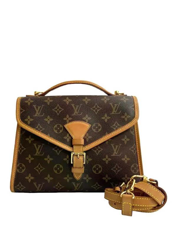 LOUIS VUITTON 1996 Monogram Bel Air Business Bag - Brown