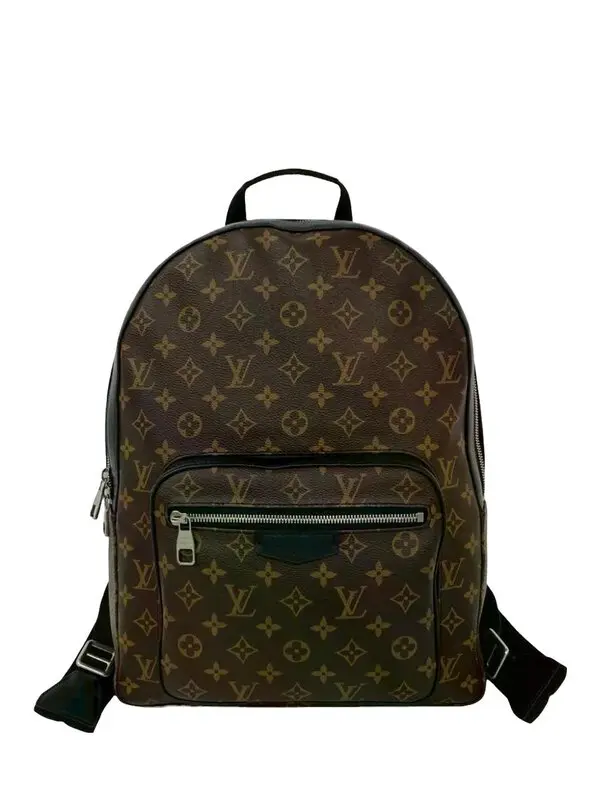 LOUIS VUITTON Monogram Macassar Josh Backpack - Brown