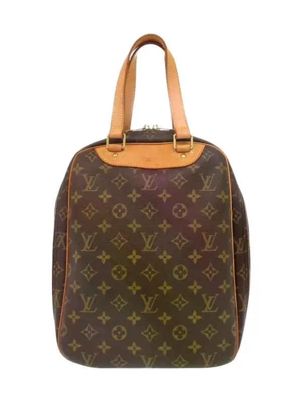 LOUIS VUITTON 1998 Monogram Excursion Handbag - Brown