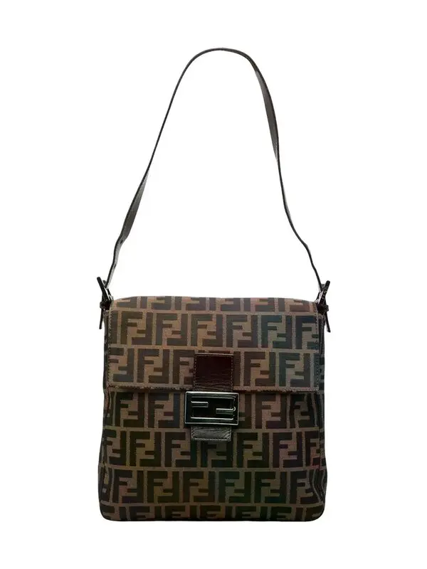 Fendi 20th Century Zucca Canvas Shoulder Bag - Brown