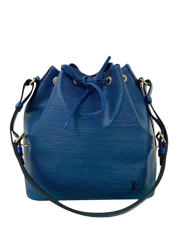 LOUIS VUITTON 1995 Epi Petit Noe Bucket Bag - Blue