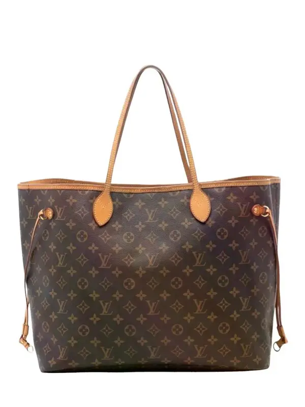 LOUIS VUITTON 2012 Monogram Neverfull Gm Tote Bag - Brown