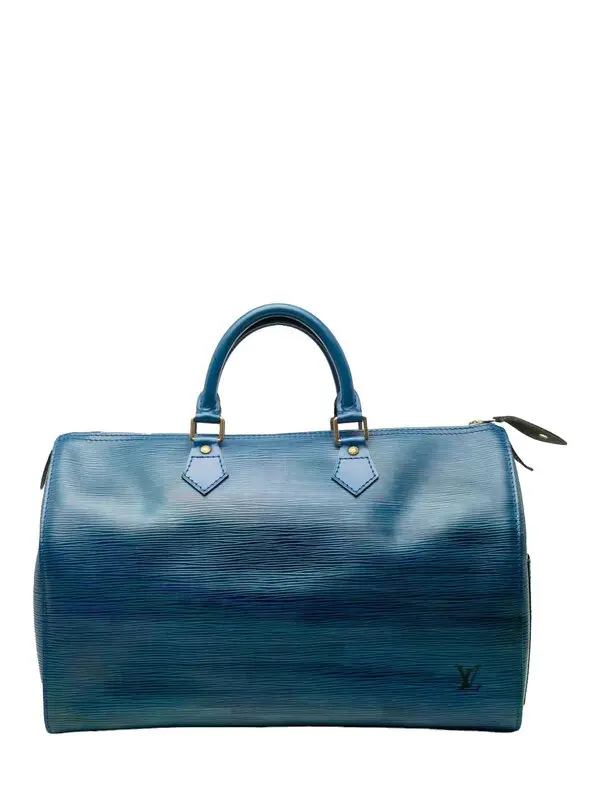 LOUIS VUITTON 1994 Epi Speedy 35 Boston Bag - Blue