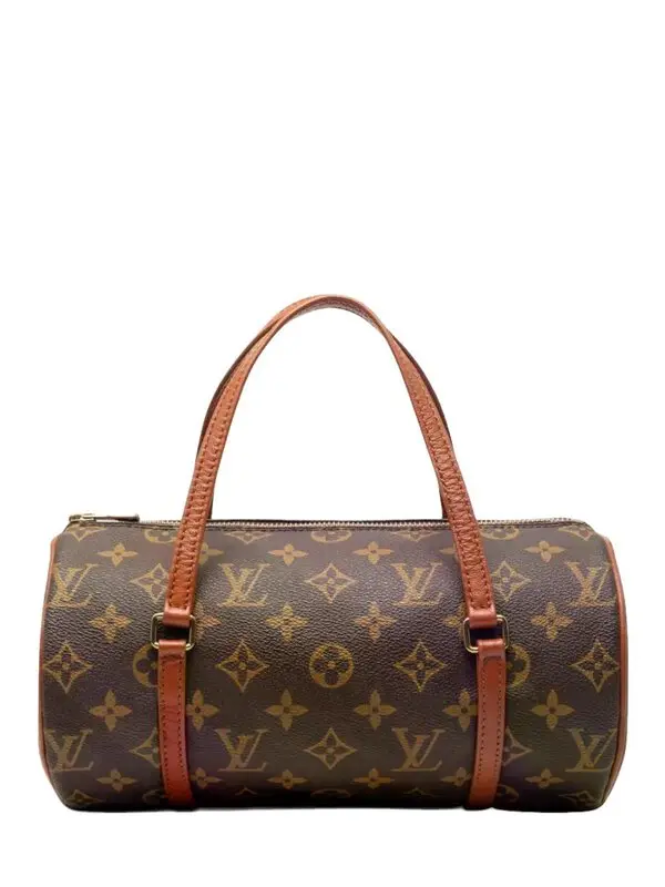 LOUIS VUITTON 1988 Monogram Papillon 26 Handbag - Brown