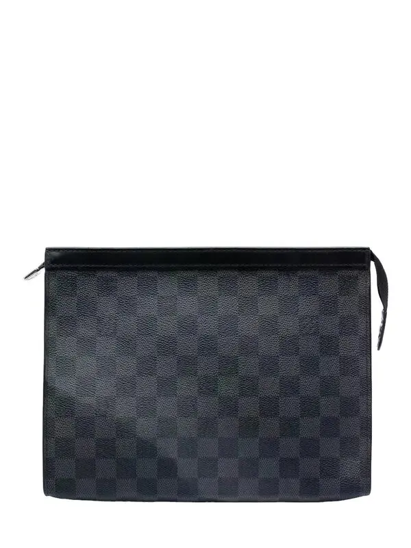 LOUIS VUITTON 2018 Damier Graphite Pochette Voyage Mm - Black