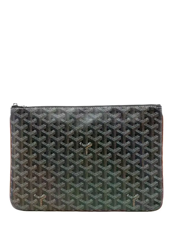 Goyard 2016 Ine Senat Mm Clutch Bag - Black