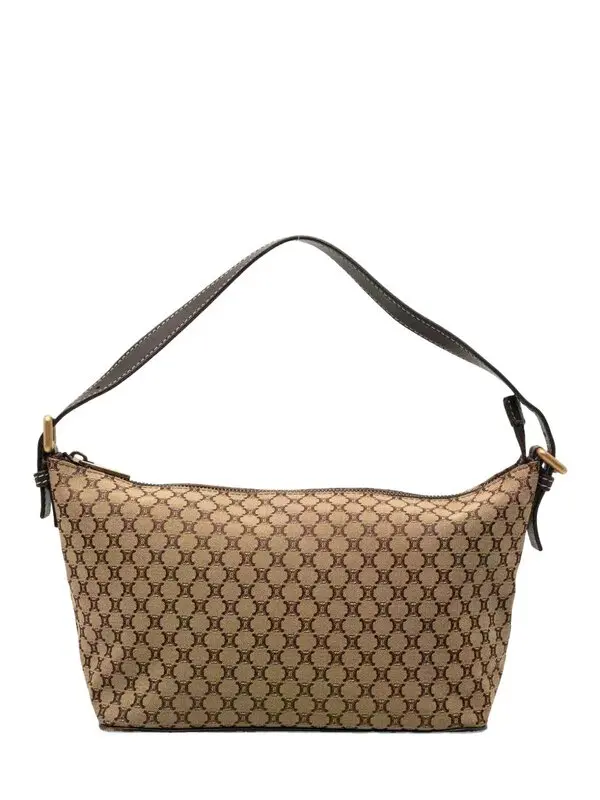 Celine 2000 Macadam Canvas Shoulder Bag - Neutrals
