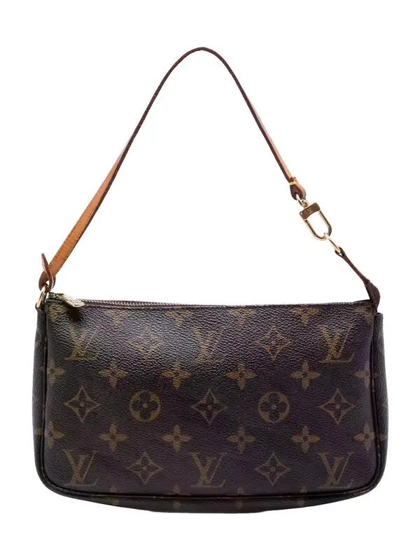 LOUIS VUITTON 2002 Monogram Pochette Accessoires - Brown