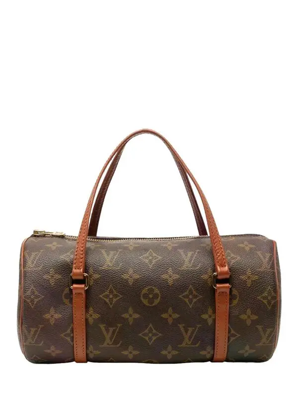 LOUIS VUITTON 1990 Monogram Papillon 26 Handbag - Brown