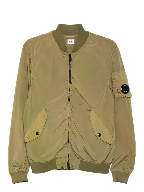 C.P. COMPANY Lens-detail Bomber Jacket - Green
