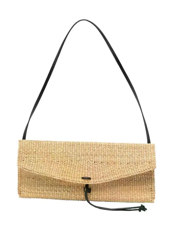 Muuñ Woven Shoulder Bag - Neutrals