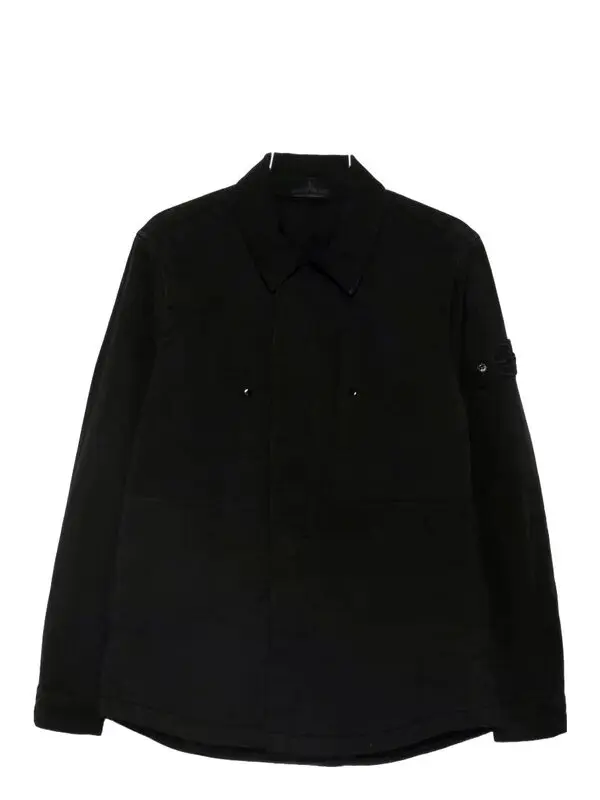 Stone Island Logo-patch Pocket Jacket - Black