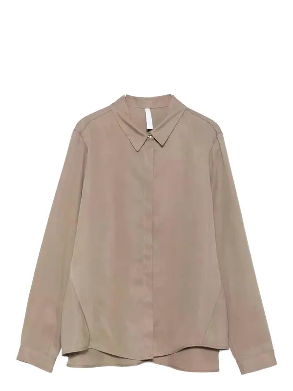 Imperial Layered-hem Shirt - Neutrals